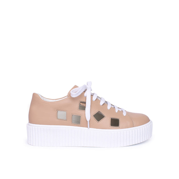 Dyan Luna Nude Sneaker – shopcardinoshoes.com